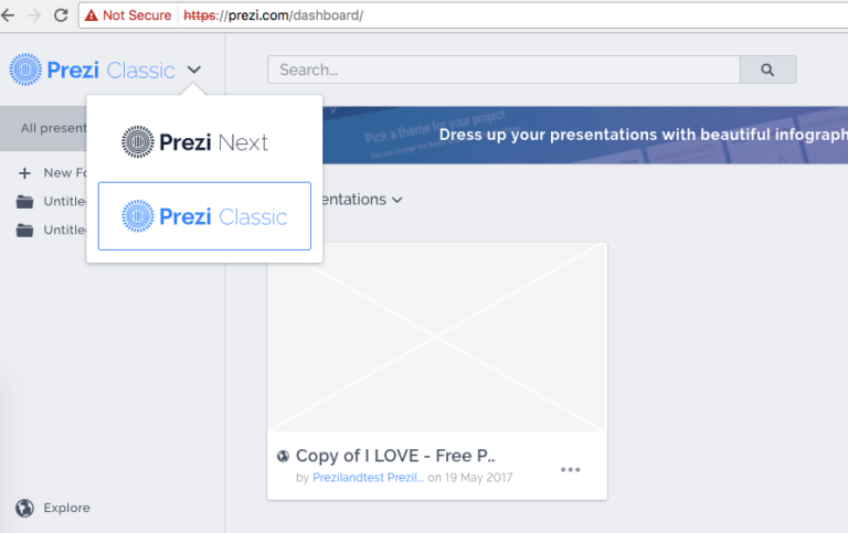 How to copy Prezi template using Prezi Classic view? | Preziland