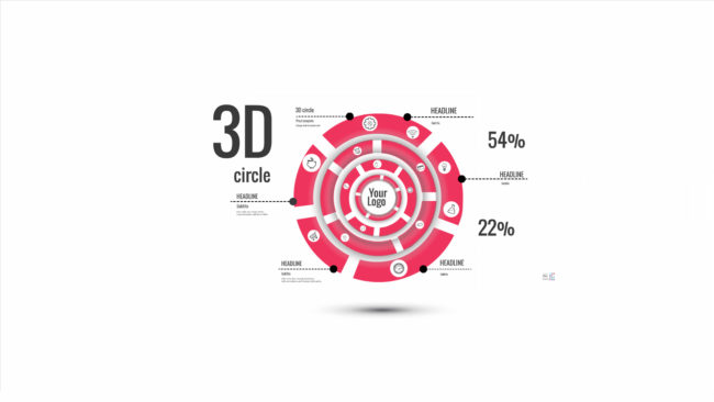 3D circle Prezi template | Preziland | Preziland